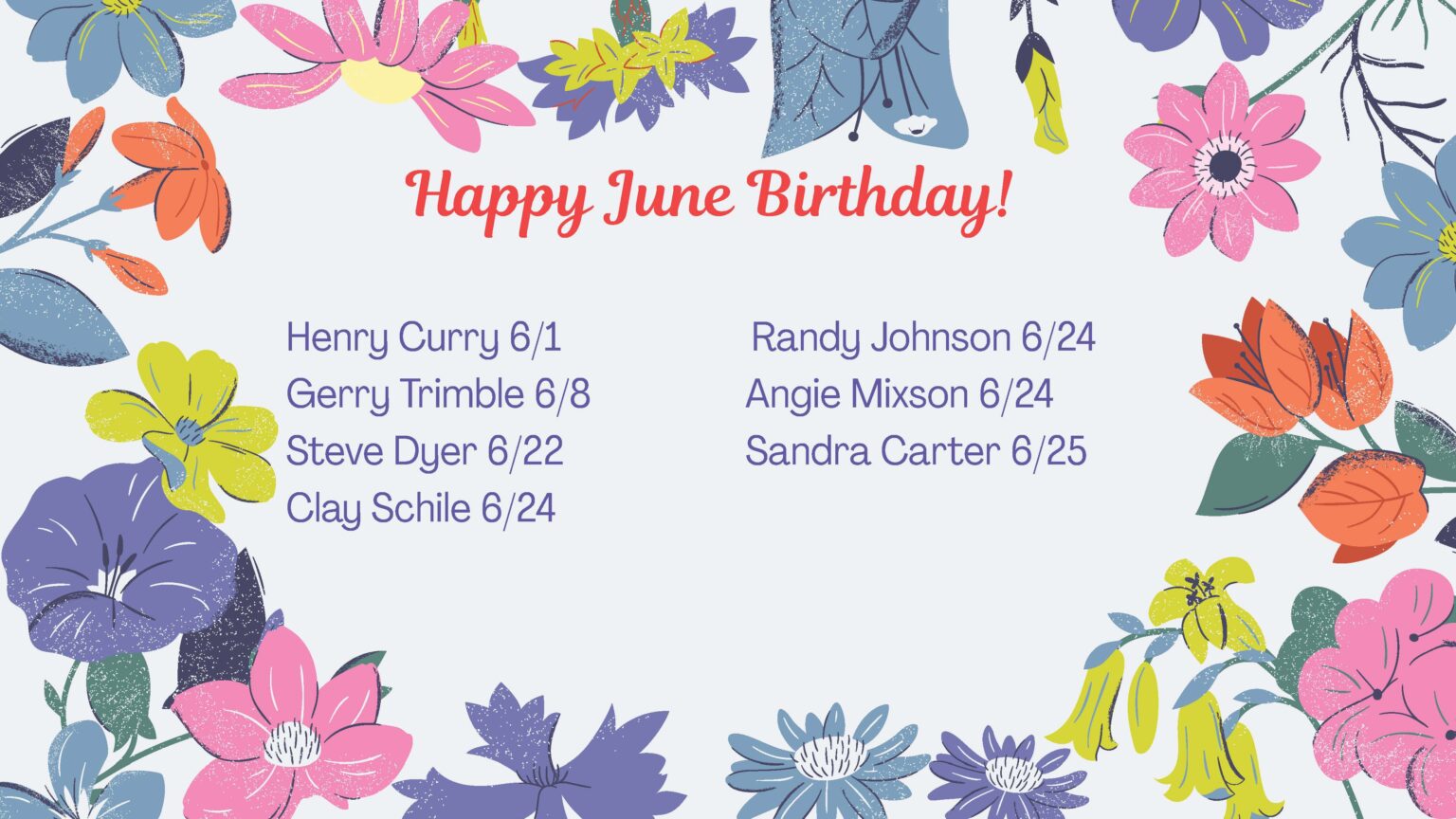 HAPPY JUNE BIRTHDAY! - GTTSi